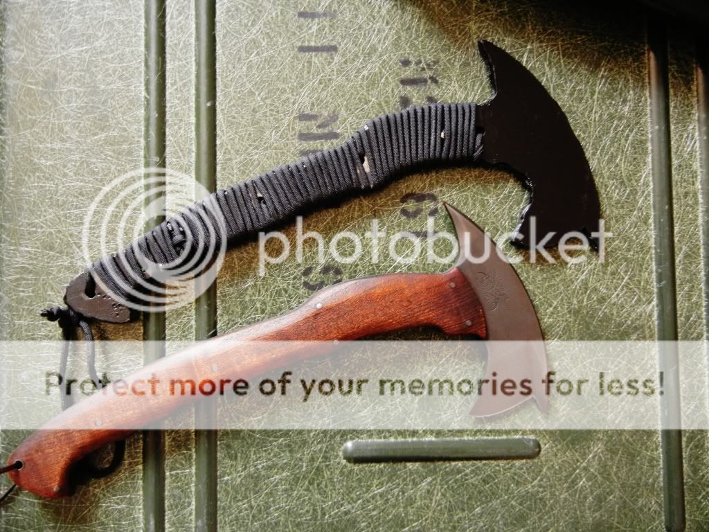 Sayoc Winkler Tomahawk homemade trainer. | BladeForums.com