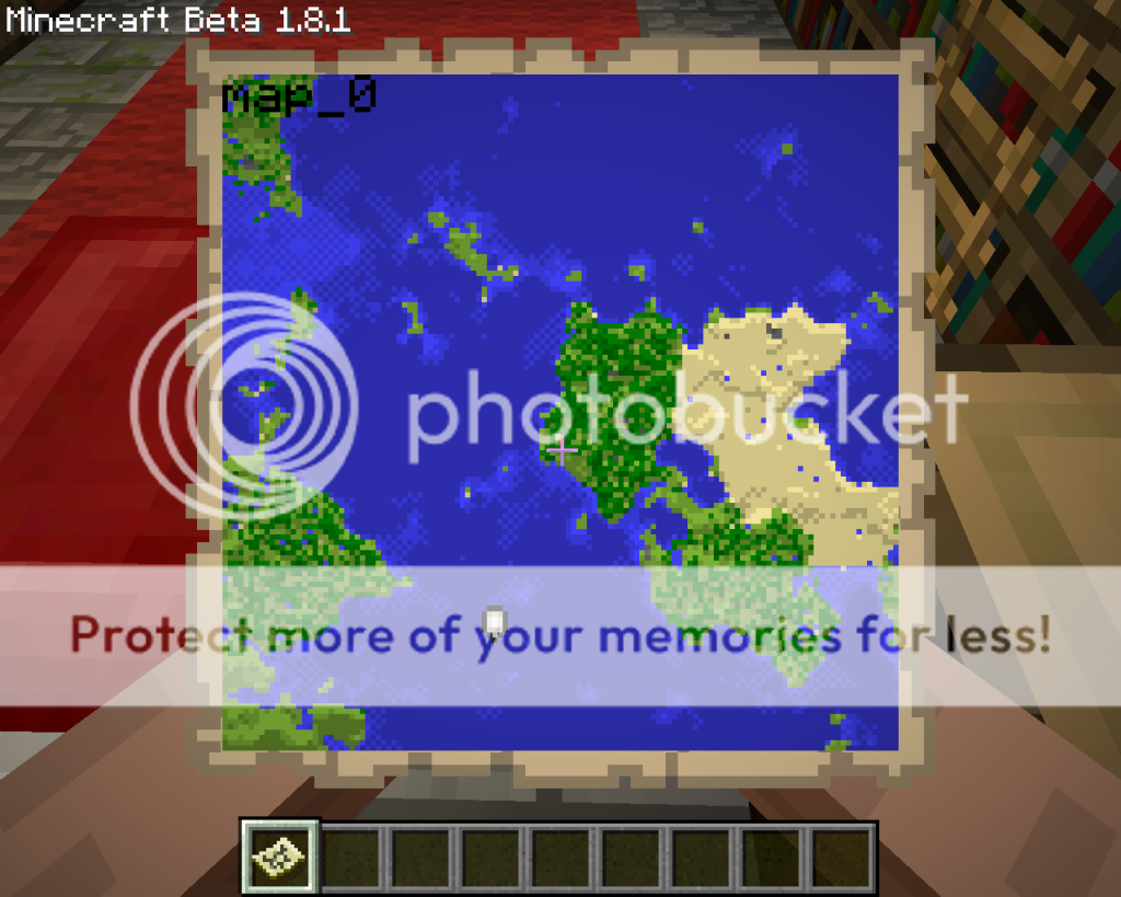 Can someone help me estimate how big the ocean is on my map here ...