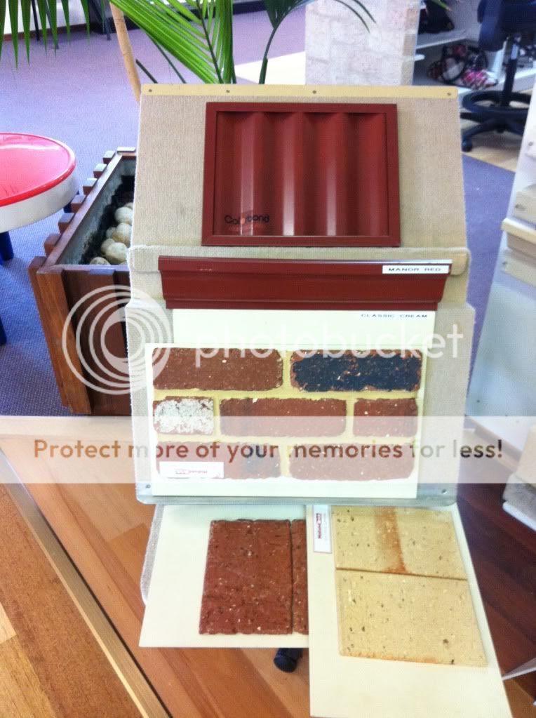 Has anyone built with red brick & manor red colorbond roof • Home ...