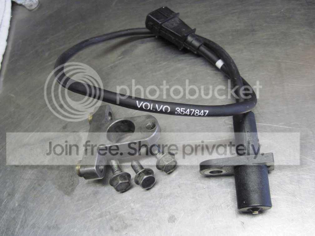 Installing a crank position sensor bracket on 1989 B230FT engine ...
